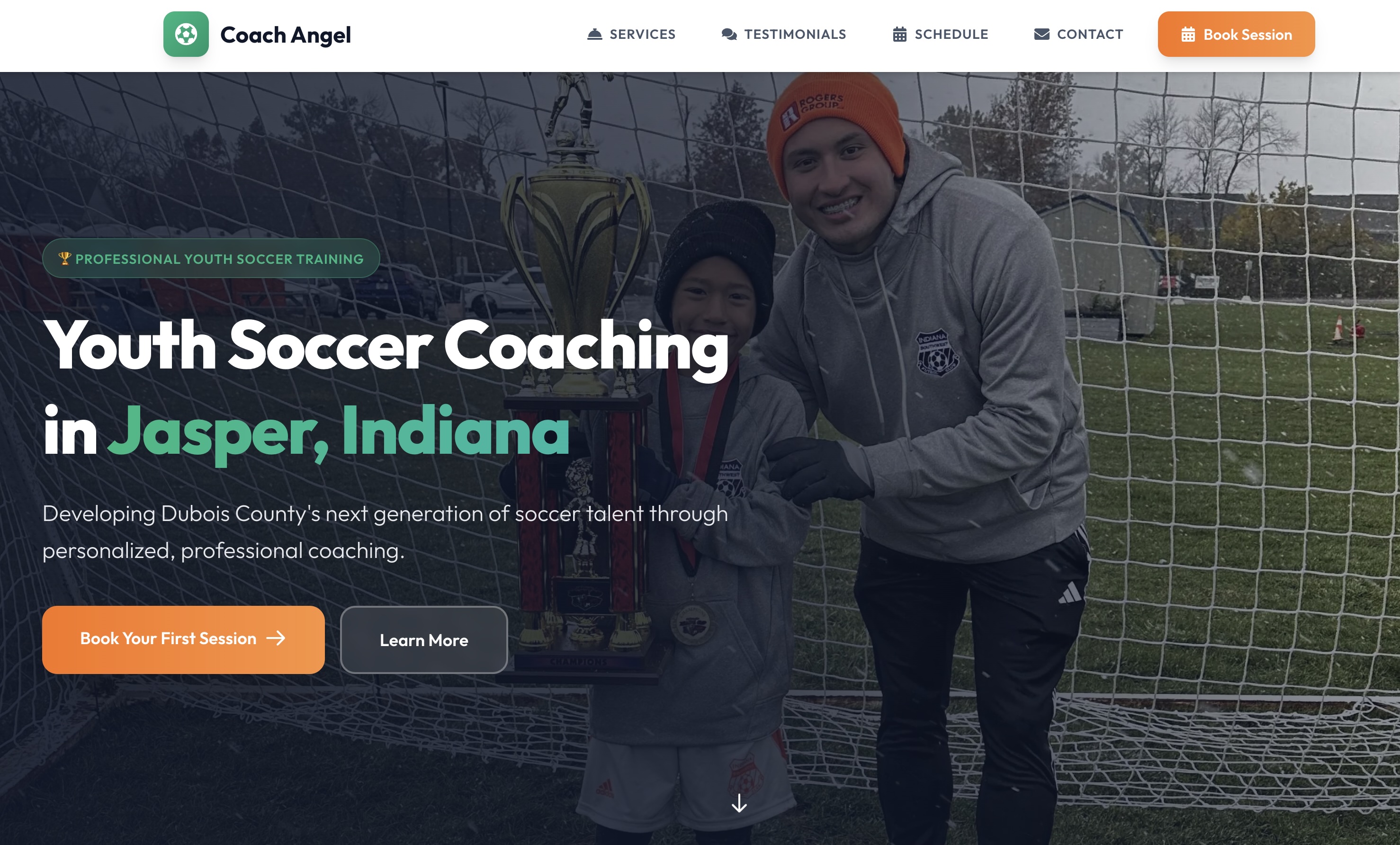 Coach Angel | Personalized Soccer Coaching in Jasper, Indiana